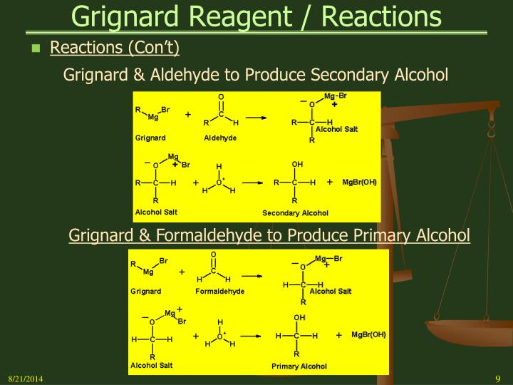 PPT - Grignard Reagent / Reactions PowerPoint Presentation - ID:3366104
