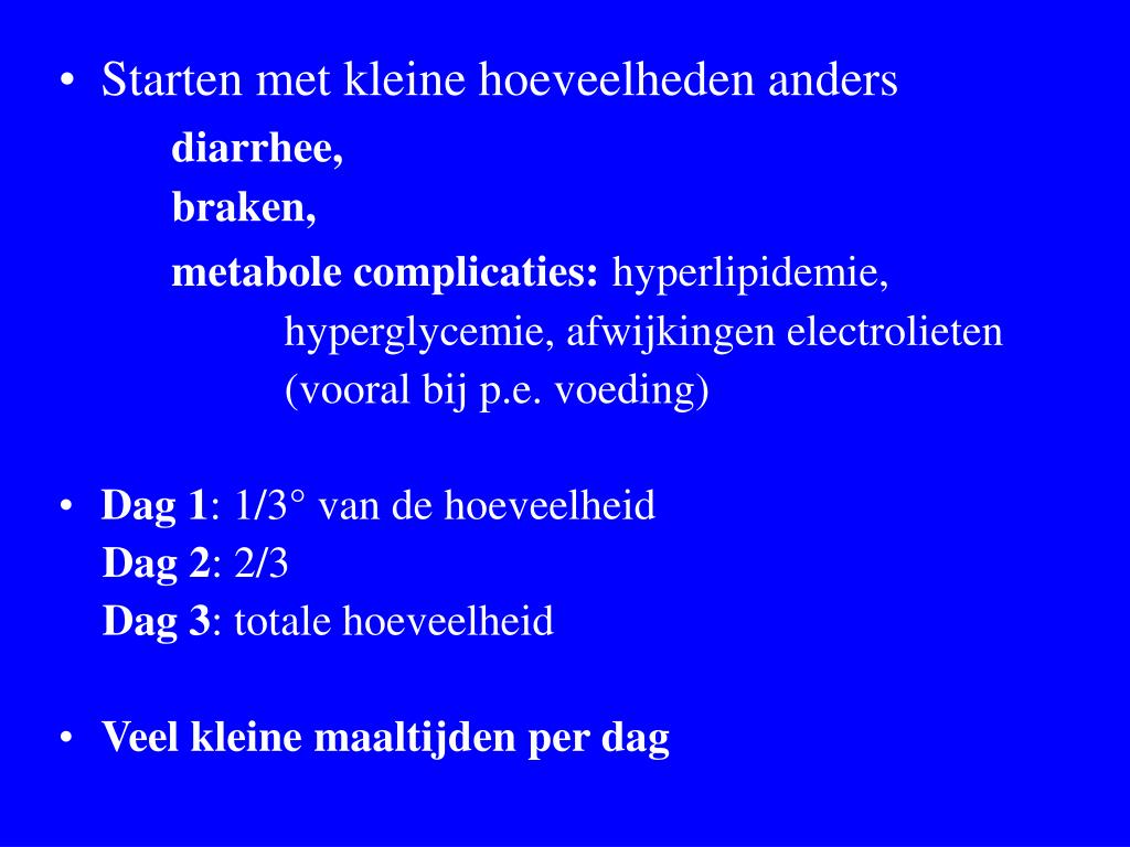PPT - Voeding van gehospitaliseerde patiënten PowerPoint Presentation ...