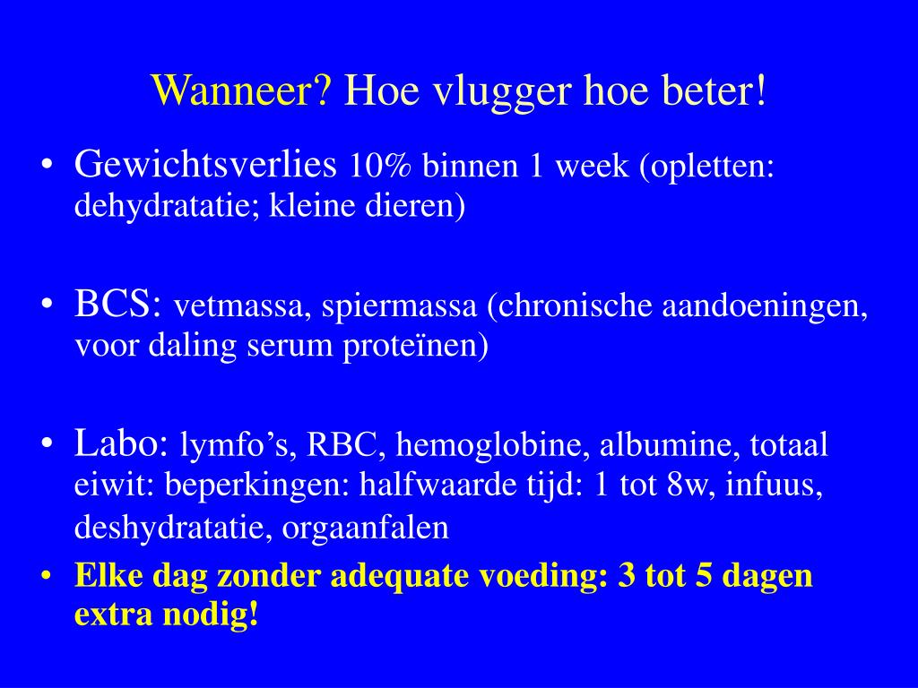 PPT - Voeding van gehospitaliseerde patiënten PowerPoint Presentation ...