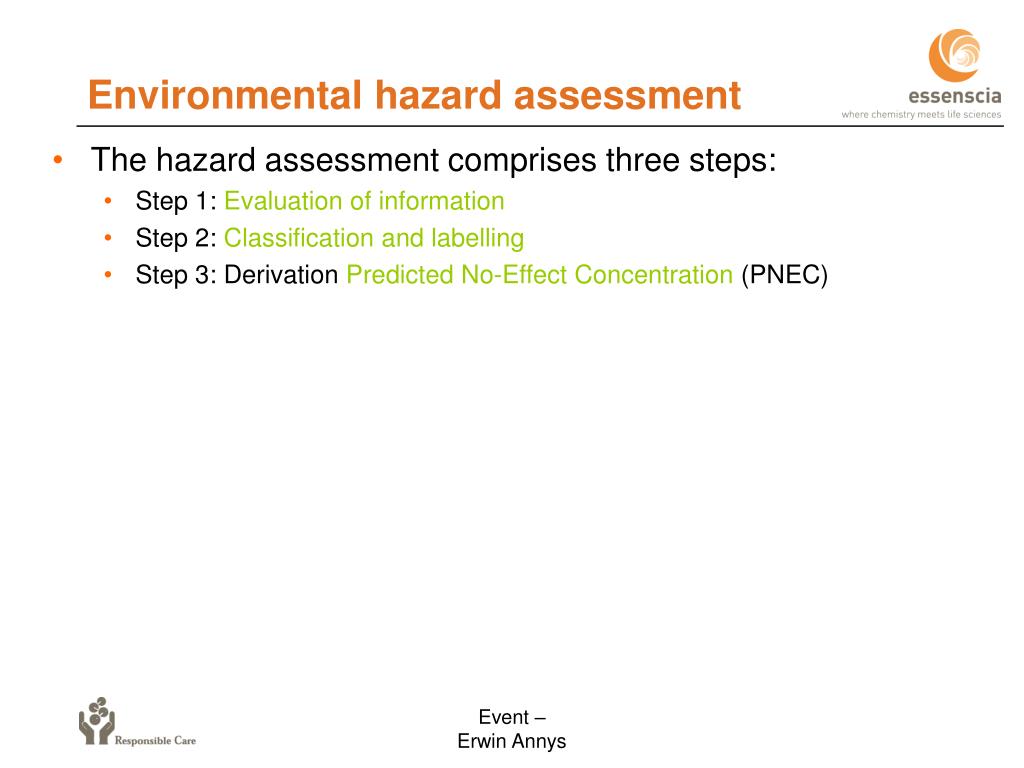 PPT - REACH: Chemical Safety Report (RIP 3.2) WERCS 2007 US User group ...