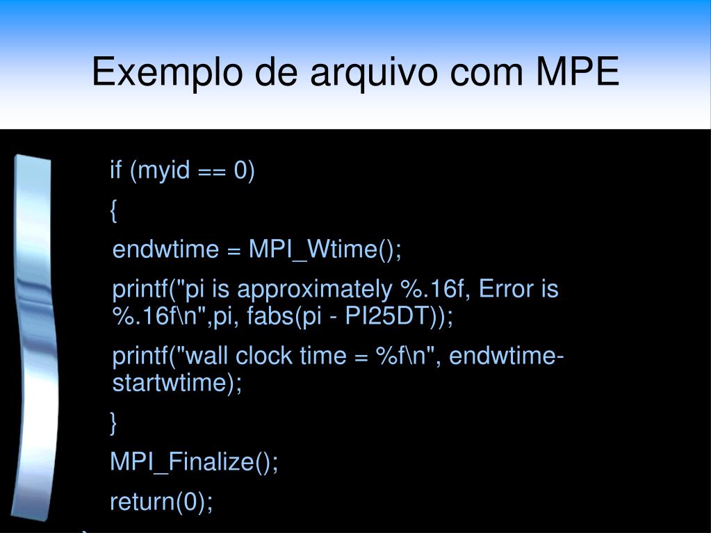 PPT - MPE e ferramentas para depuração PowerPoint Presentation, free ...