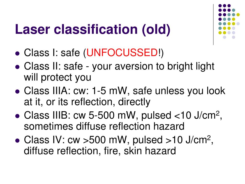 PPT - Laser safety PowerPoint Presentation, free download - ID:3367283