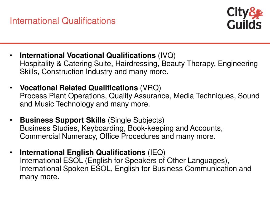 PPT - City & Guilds The Institute of Leadership & Management (ILM) City ...