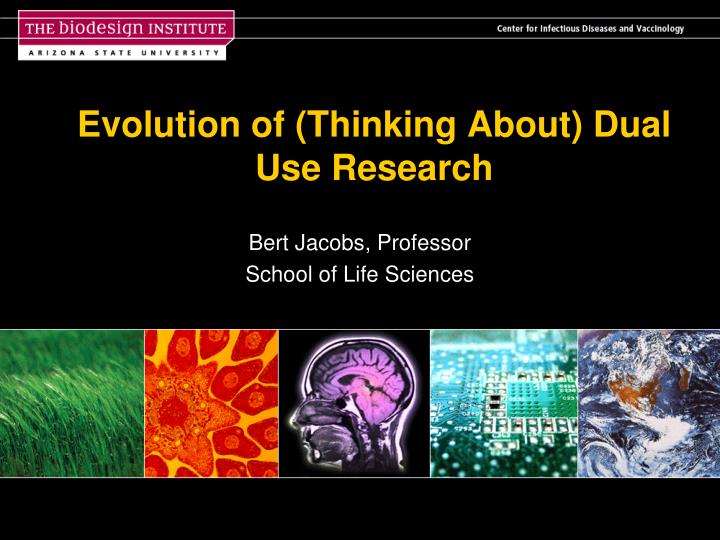 PPT - Evolution of (Thinking About) Dual Use Research PowerPoint ...