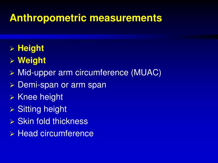 PPT - Anthropometry PowerPoint Presentation - ID:3367821