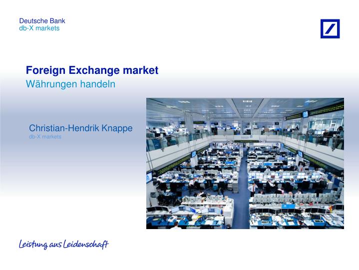 PPT - Foreign Exchange market PowerPoint Presentation, free download ...
