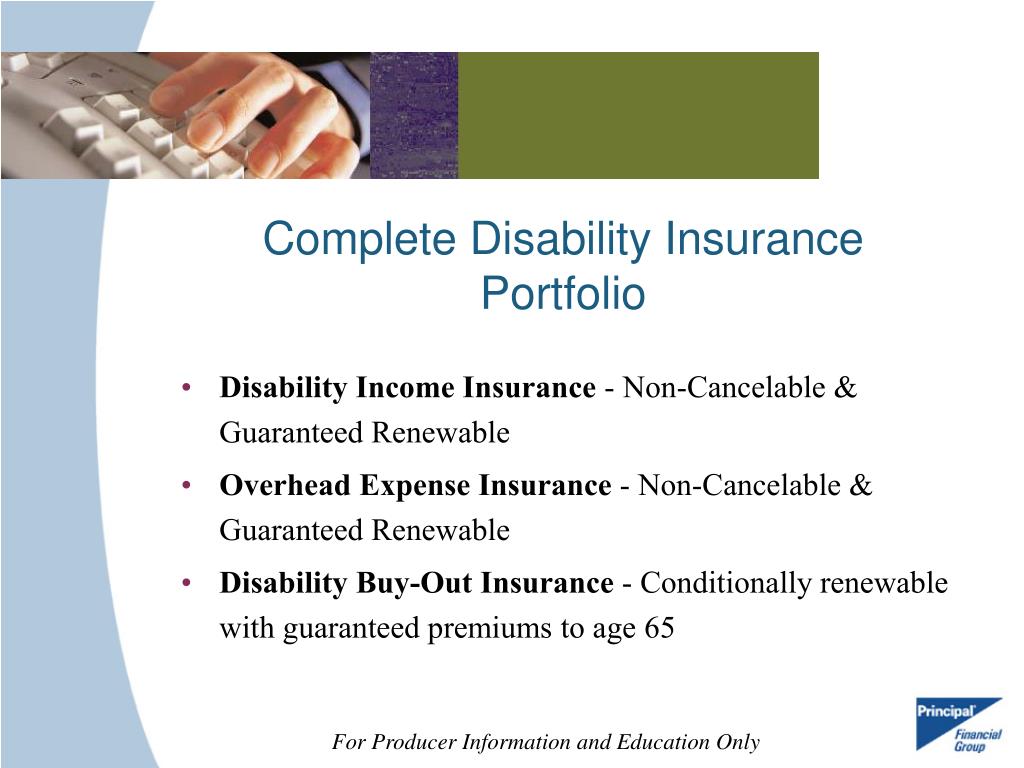 PPT - Principal Life Insurance Company Individual Disability Insurance ...
