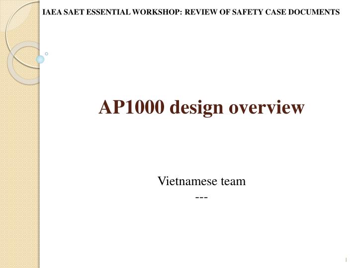 PPT - AP1000 design overview PowerPoint Presentation, free download ...