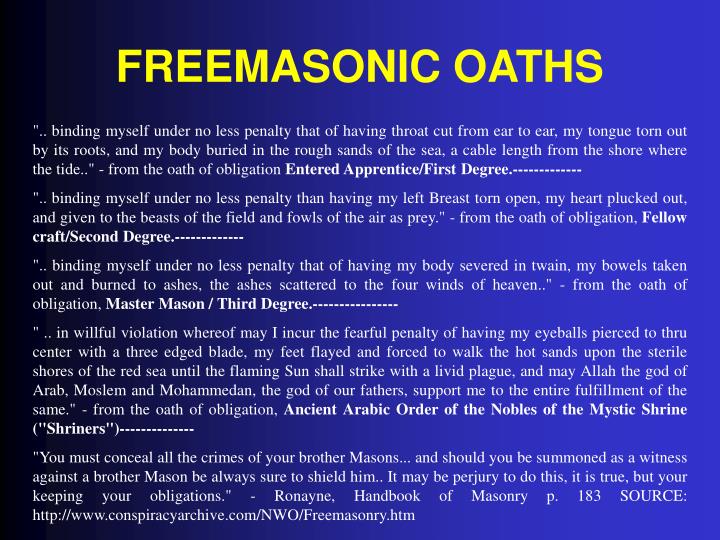 PPT - Uncovering Freemasonry PowerPoint Presentation - ID:3368732