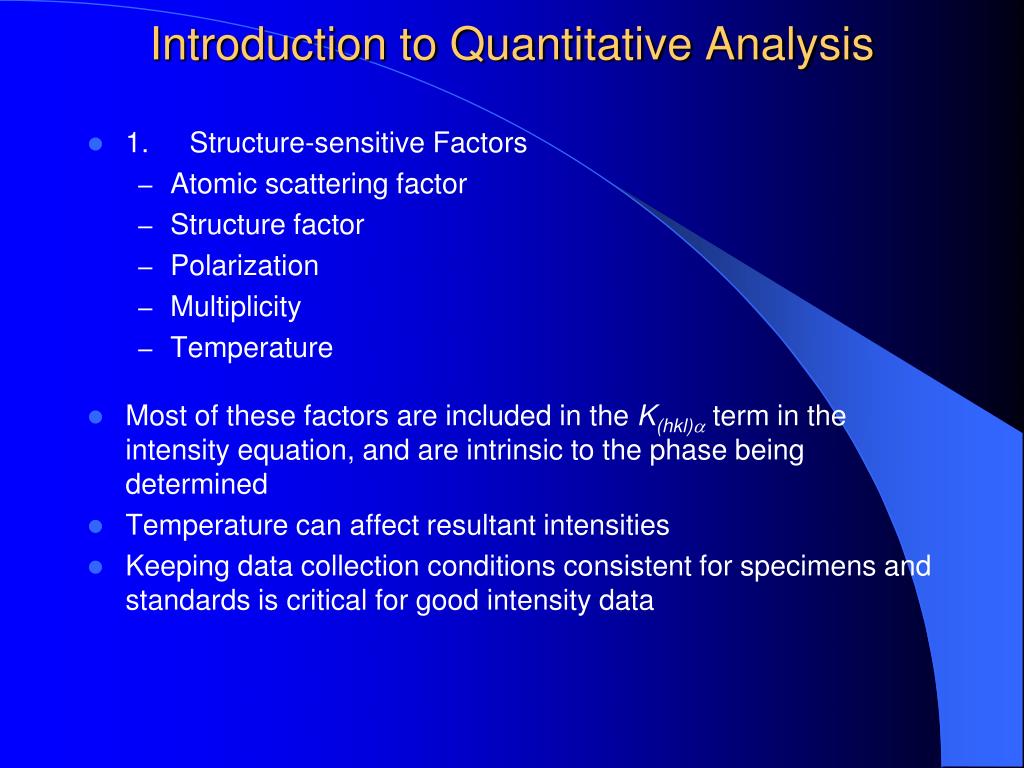 PPT Introduction To Quantitative Analysis PowerPoint Presentation 