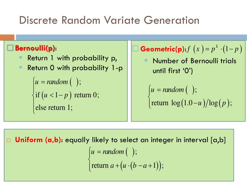 Ppt Cs433 Modeling And Simulation Lecture 15 Random Number Generator Powerpoint Presentation