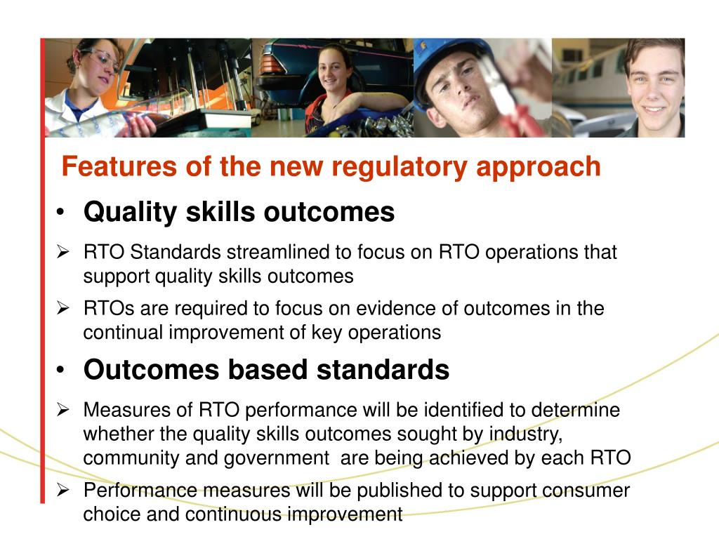PPT - Revised AQTF Standards for Registered Training Organisations ...