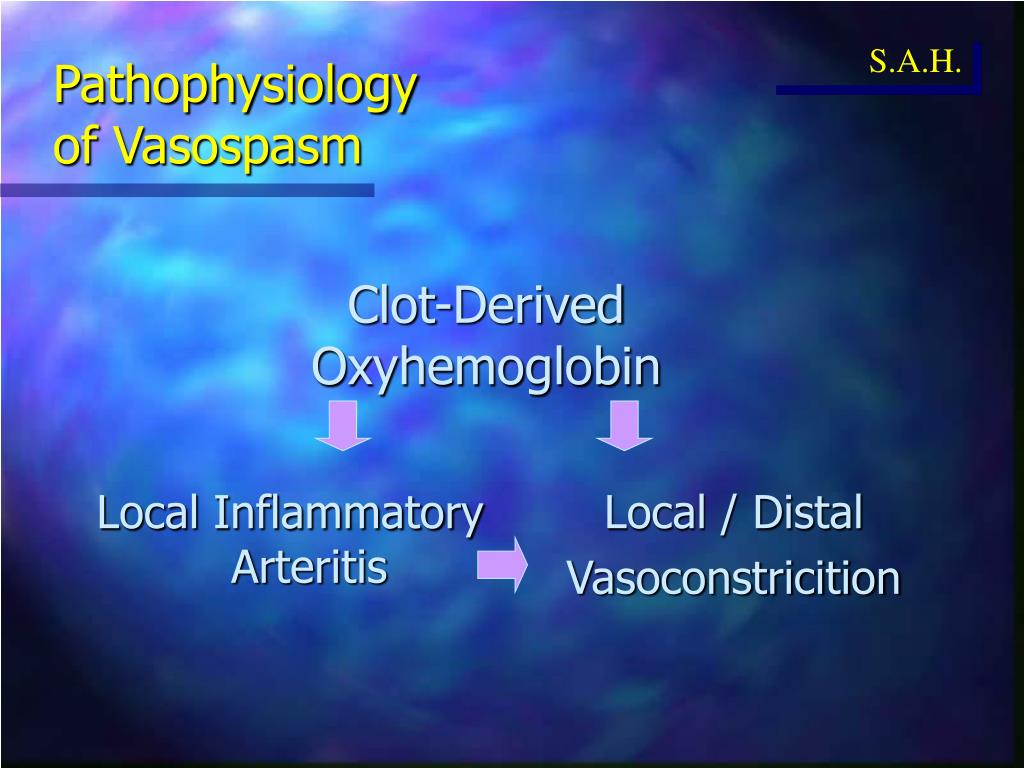 PPT - Medical Management of Cerebral Vasospasm PowerPoint Presentation ...