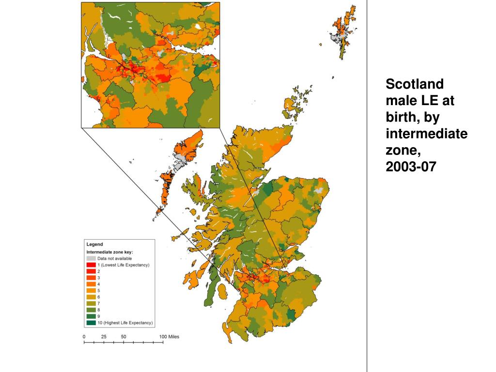 PPT - Life expectancy and healthy life expectancy in Scotland ...