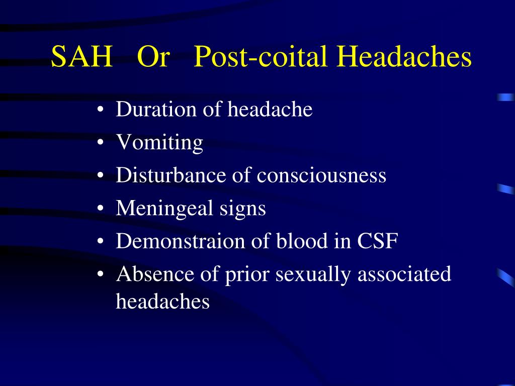 PPT - Subarachnoid Haemorrhage When to screen? Whom to treat ...