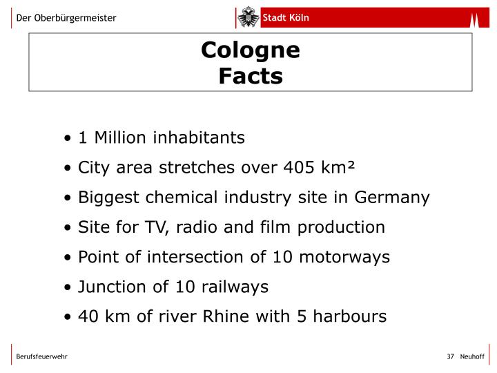 PPT - Cologne Facts PowerPoint Presentation, free download - ID:3369365