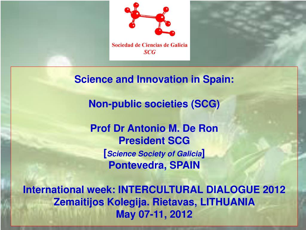 PPT - Science and innovation in Spain: A case study of a public ...