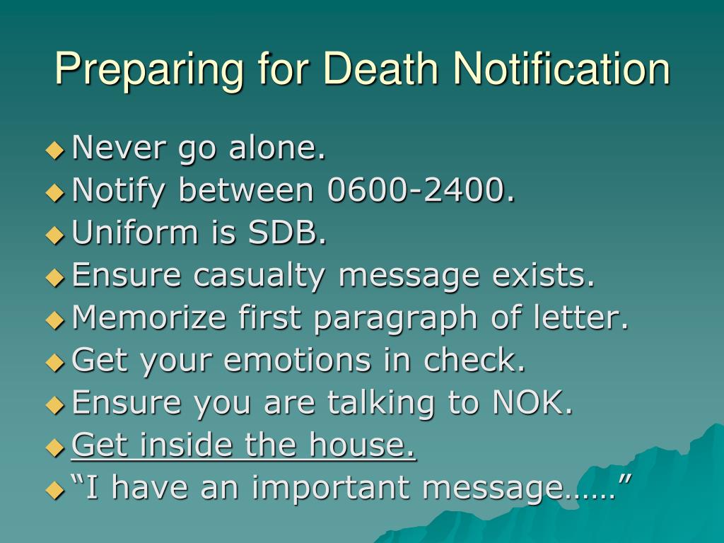 PPT - Casualty Assistance Calls Officer Training PowerPoint ...