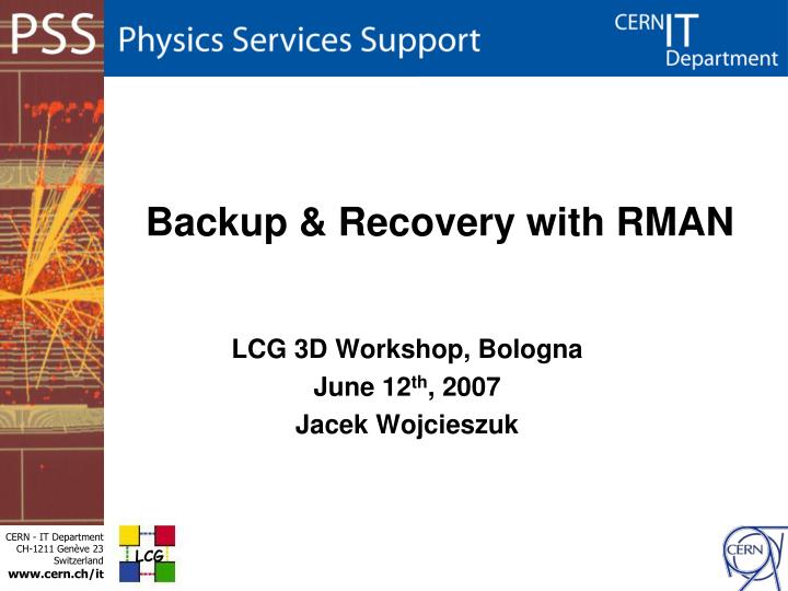 PPT - Backup & Recovery with RMAN PowerPoint Presentation, free ... PPT - Backup & Recovery with RMAN PowerPoint Presentation, free ...