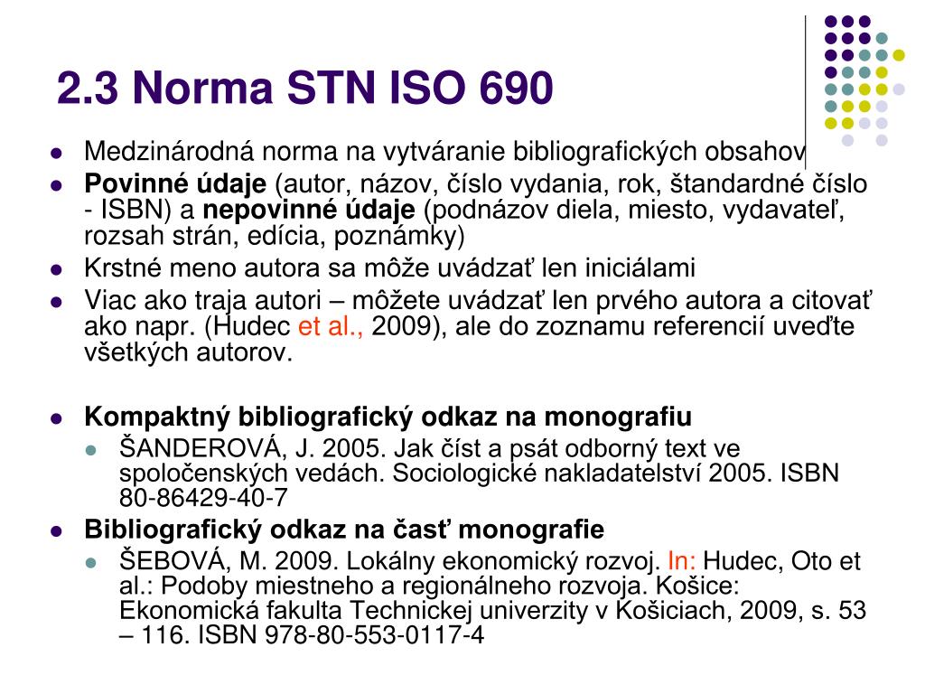 PPT - Práca s literatúrou a odkazovanie na použité zdroje PowerPoint ...