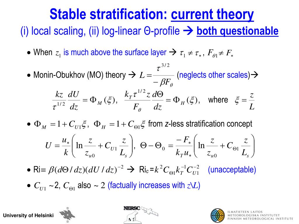 PPT - Sergej S. Zilitinkevich 1,2,3 1 Division of Atmospheric Sciences ...