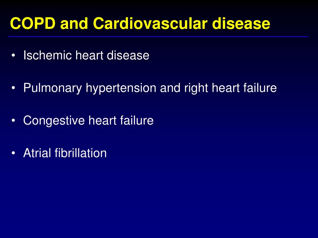 PPT - The impact and treatment of cardiac morbidity in COPD patients ...