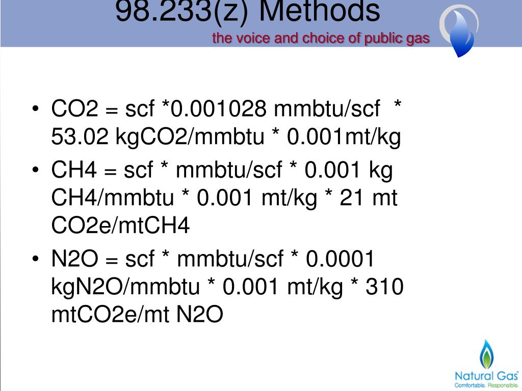PPT - EPA Greenhouse Gas Reporting – Subpart W Fugitive methane ...