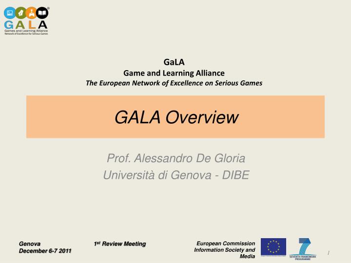 PPT - GALA Overview PowerPoint Presentation, free download - ID:3370390