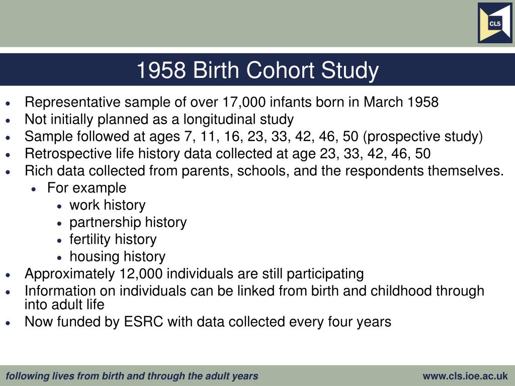PPT - Longitudinal Research on Education using the British Cohort ...