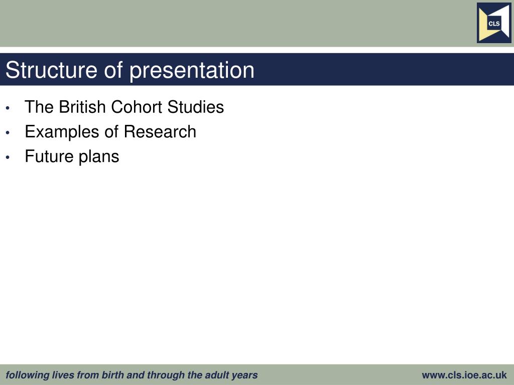 PPT - Longitudinal Research on Education using the British Cohort ...