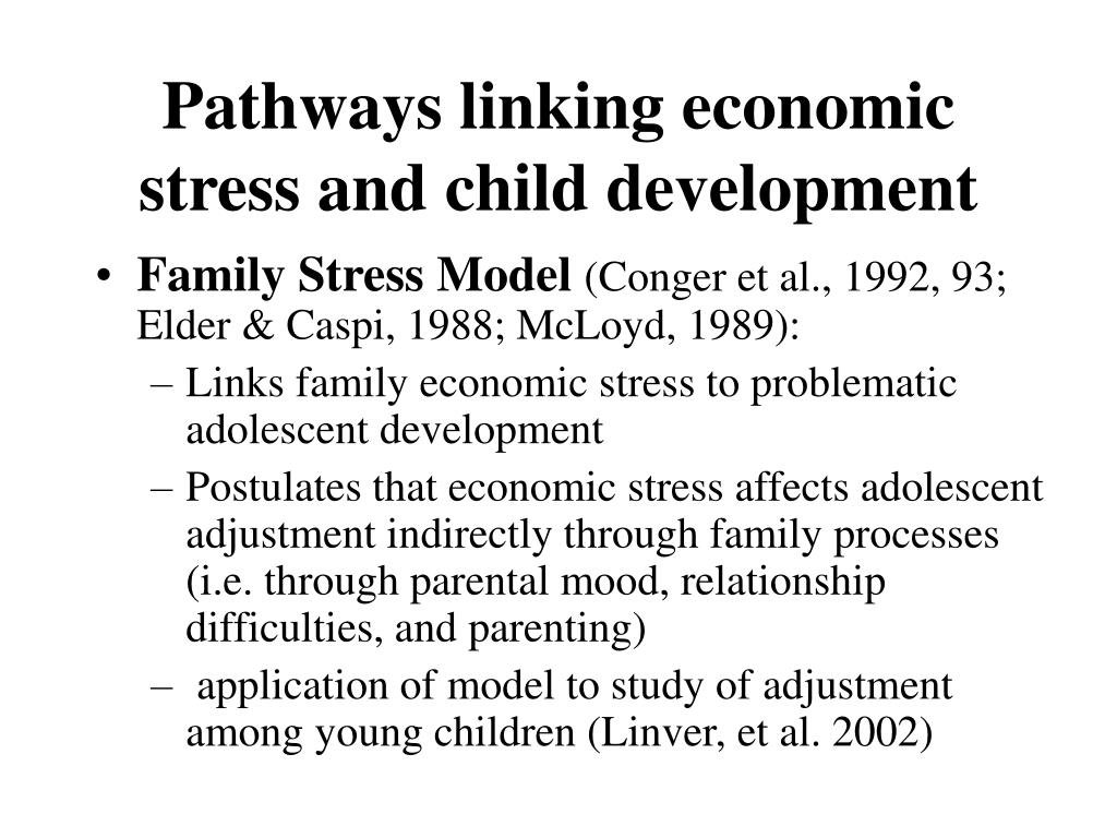 PPT - Family stress, child care, and early cognitive development in the ...