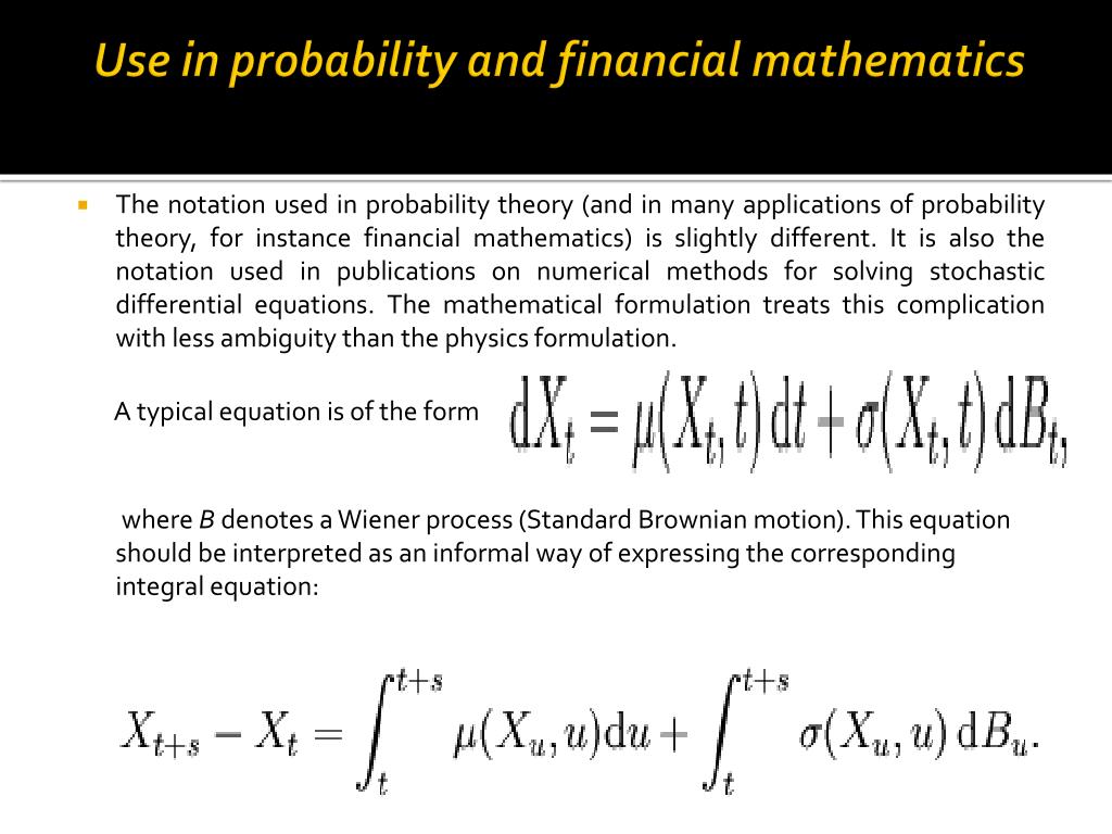 PPT - Time Series through Stochastic Differential Equations PowerPoint ... PPT - Time Series through Stochastic Differential Equations PowerPoint ...