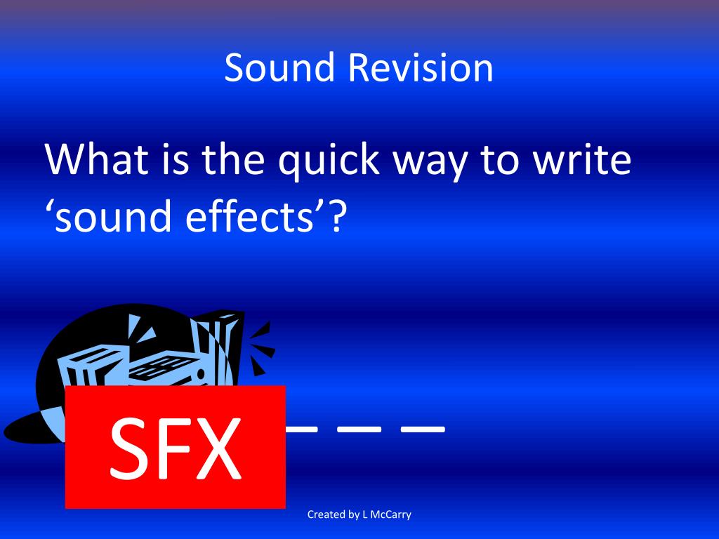 PPT - Sound in Theatre Arts Revision Guide PowerPoint Presentation ...