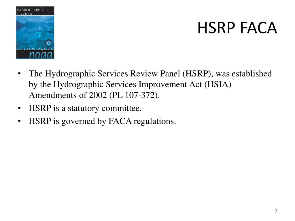 PPT - Federal Advisory Committee Act P.L. 92-463, Oct 6, 1972 ...