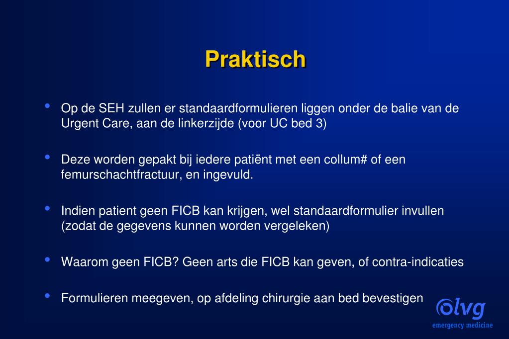 PPT - FICB: Fascia Iliaca Compartiment Blok bij heup-/proximale ...