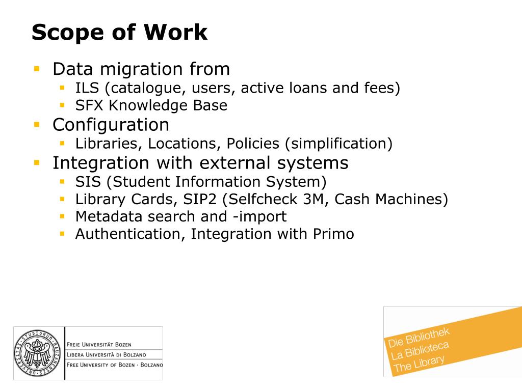 PPT - IGeLU 2013 Alma Panel: View from the Early Adopters Berlin, 9 ...