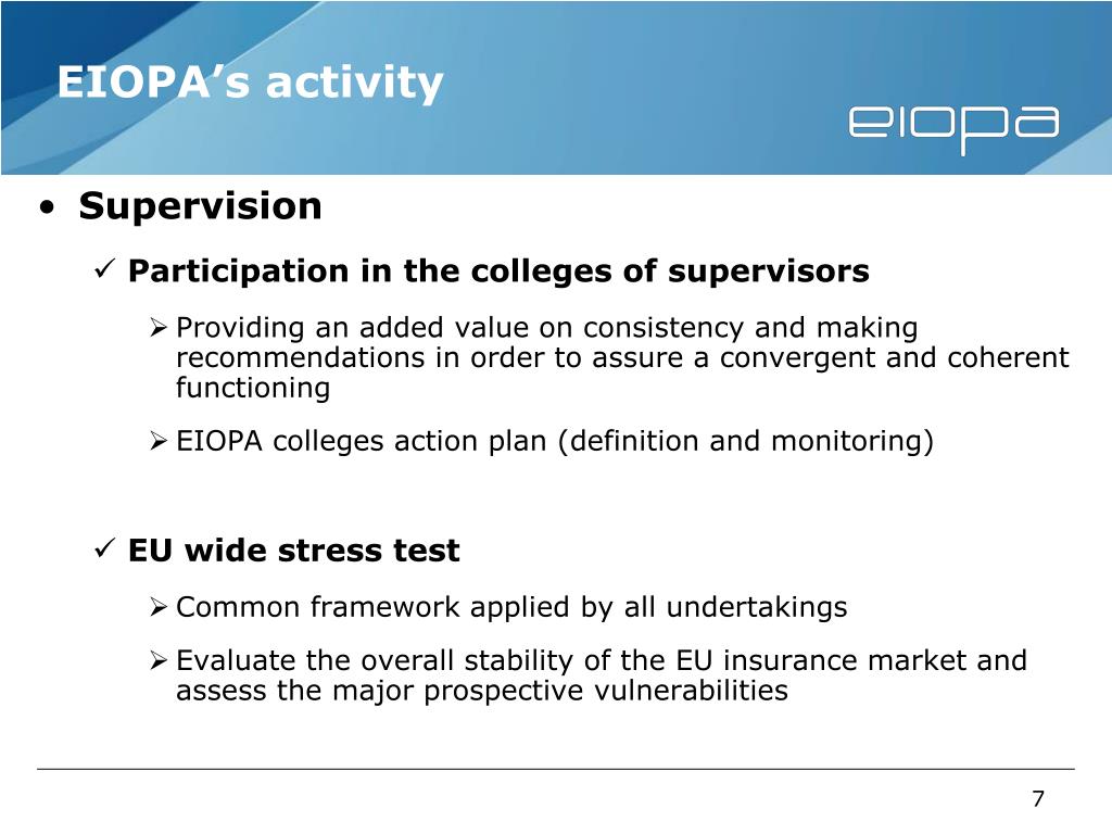 PPT - EIOPA & Solvency II What to expect in non-member states such as ...