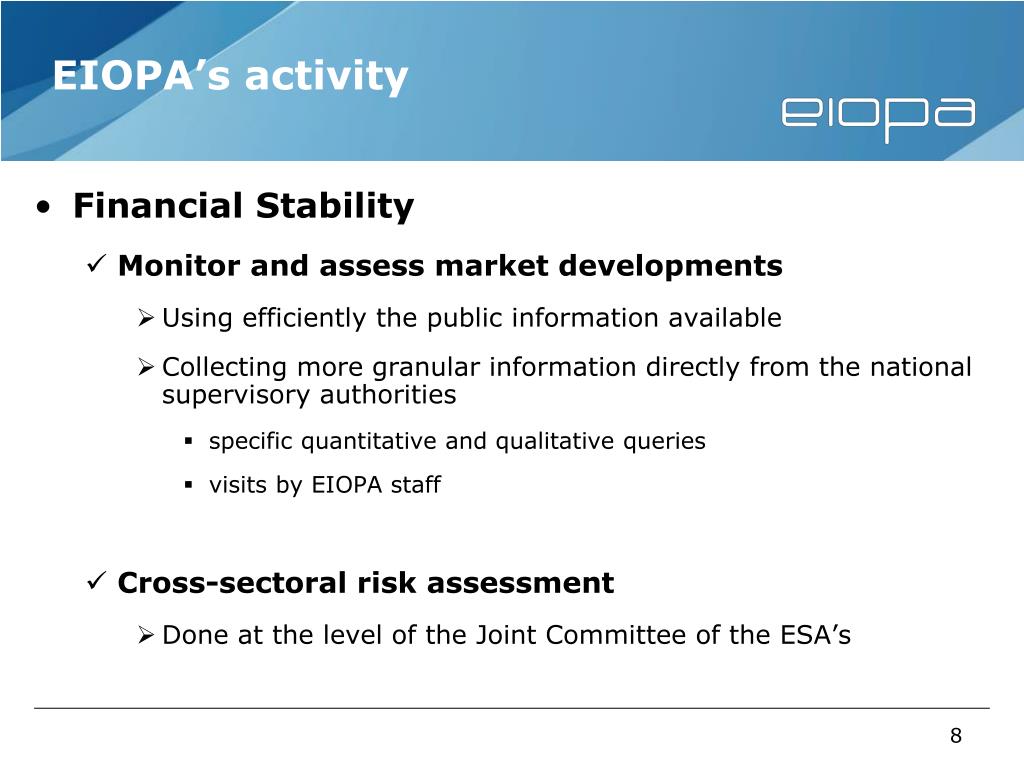 PPT - EIOPA & Solvency II What to expect in non-member states such as ...