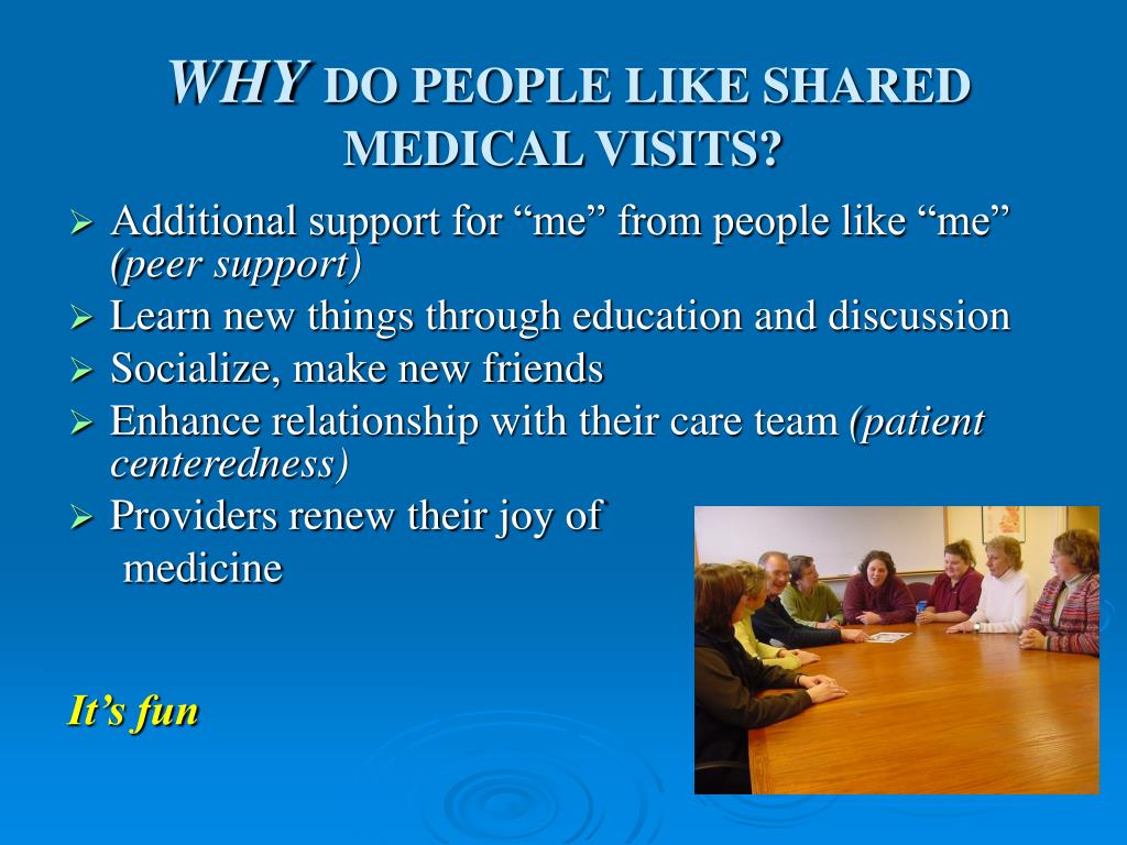 PPT - Shared Medical Visits Practice Improvement Series Meeting ...