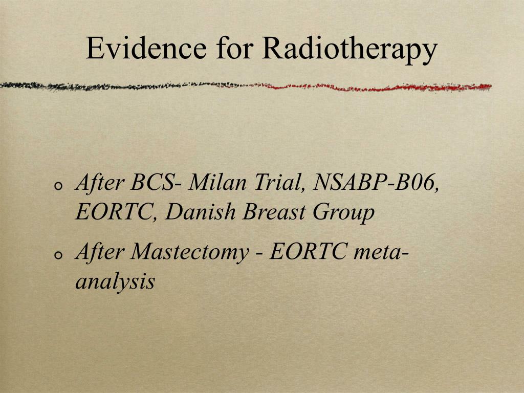 PPT - Breast Cancer - the Evidence for Current Management PowerPoint ...
