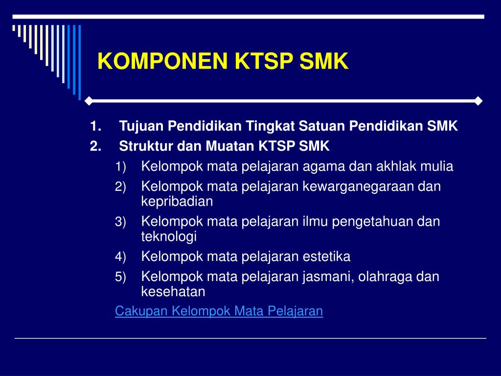 PPT - KTSP KURIKULUM TINGKAT SATUAN PENDIDIKAN PowerPoint Presentation ...