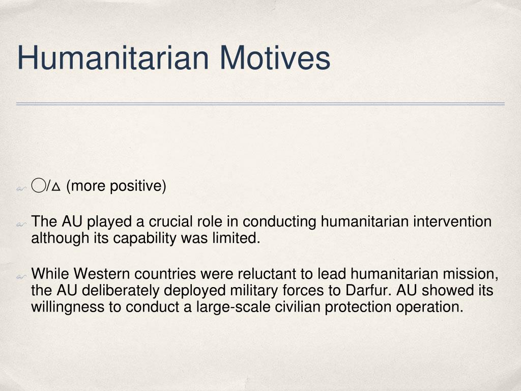 PPT - Humanitarian Intervention in Darfur : The limited role of ...
