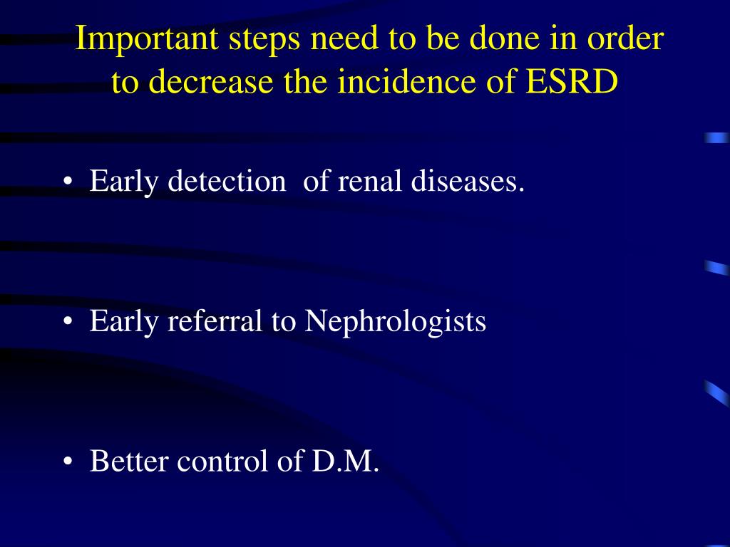 PPT - Epidemiology of ESRD in Saudi Arabia PowerPoint Presentation ...