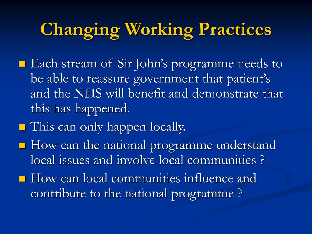 PPT - 8 August 2002 Cathedral Room, Richmond House Whitehall, London ...