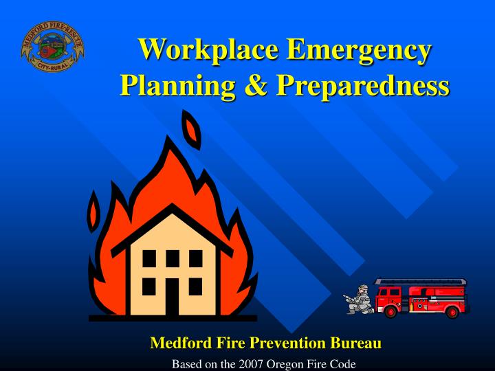 PPT - Workplace Emergency Planning & Preparedness PowerPoint ...
