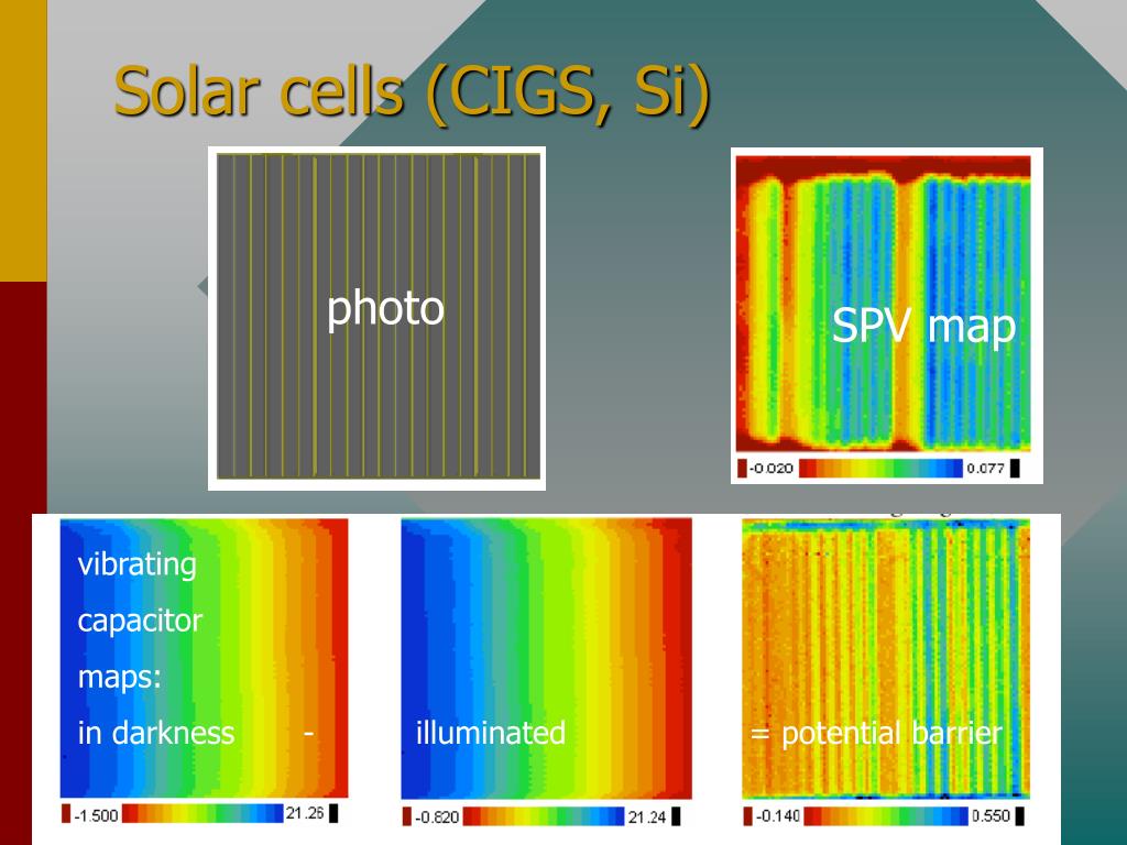 PPT - Vibrating capacitor and surface photovoltage measurements for ...