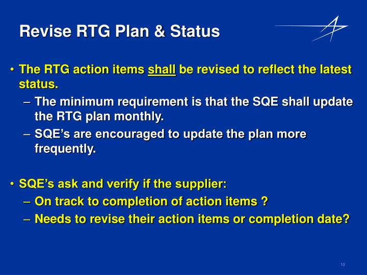 PPT - PQA Return to Green (RTG) Strategy PowerPoint Presentation - ID ...