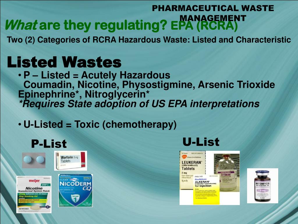 PPT - WHAT HOSPITALS SHOULD KNOW ABOUT PHARMACEUTICAL WASTE COMPLIANCE ...