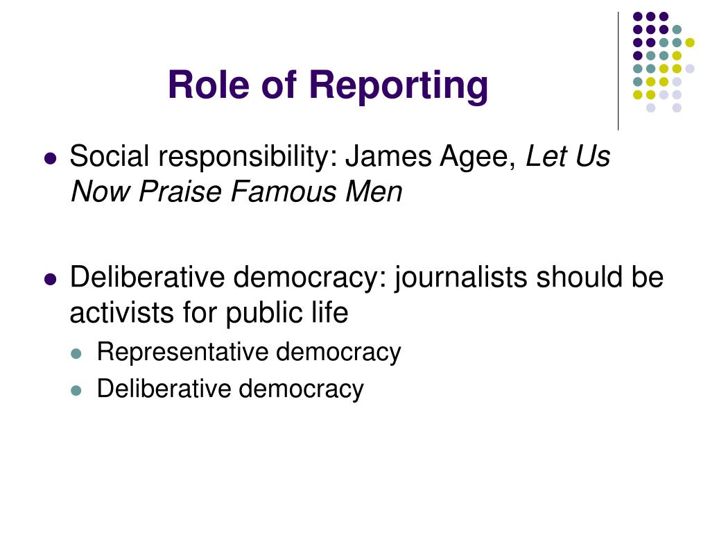 PPT - The Culture of Journalism: Values, Ethics, and Democracy ...