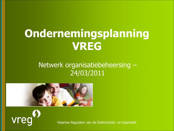 PPT - Ondernemingsplanning VREG PowerPoint Presentation, free download ...
